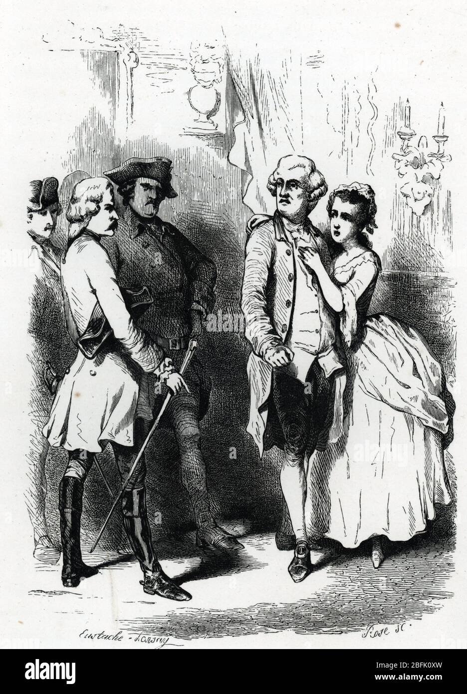 "Arrestation de Honore-Gabriel Riqueti de Mirabeau et Sophie de Monnier ...