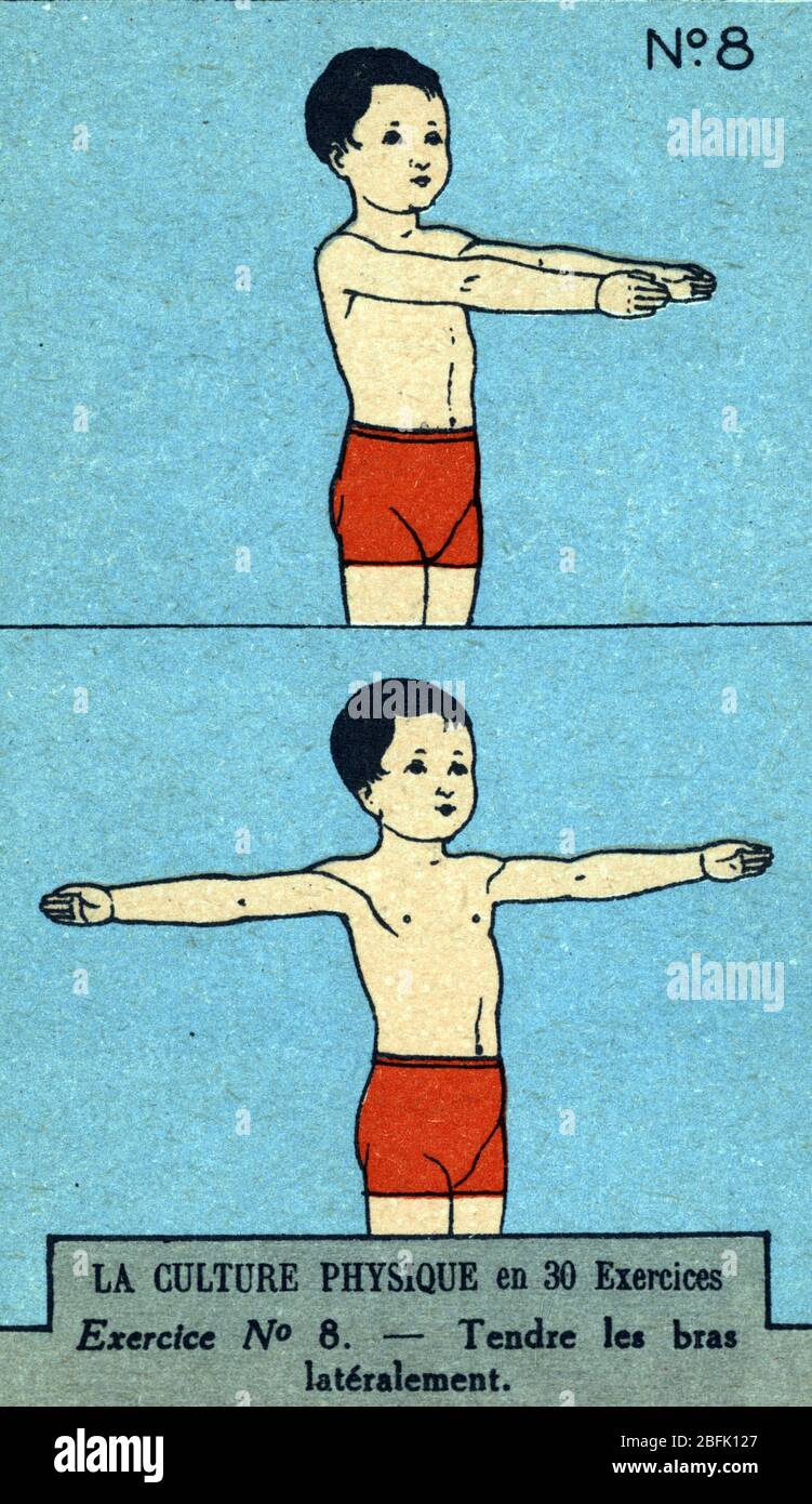 Exercice de gymnastique et renforcement musculaire, entretien physique ...