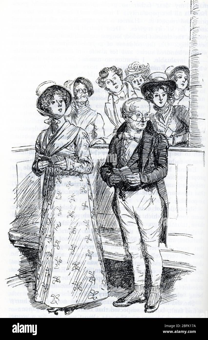 Emma jane austen illustration hi-res stock photography and images - Alamy