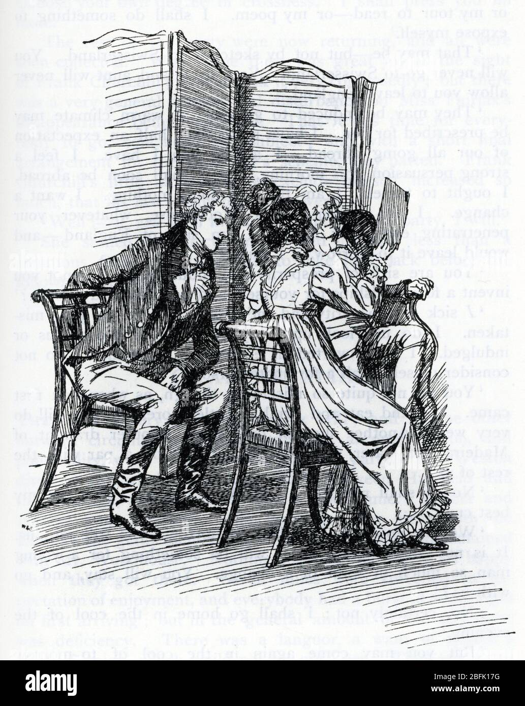 Illustration de Hugh Thomson (1860-1920) pour "Emma" de Jane Austen ...