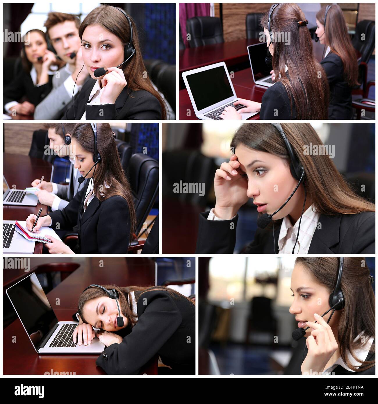 Agent answering Cut Out Stock Images & Pictures - Alamy
