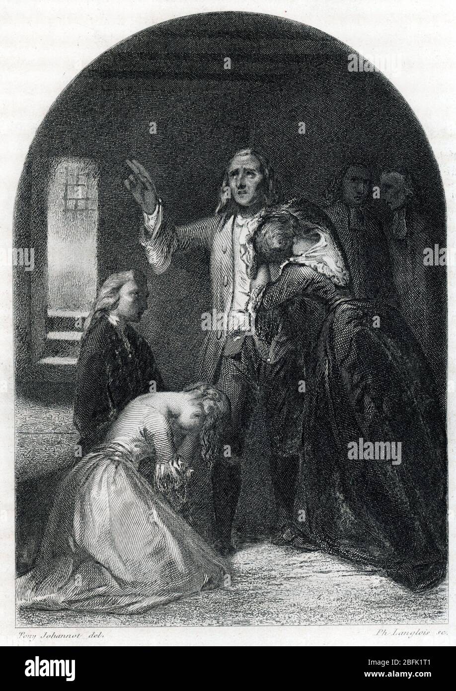 Portrait de Jean Calas (1698-1762), victime de l'affaire judiciaire ...