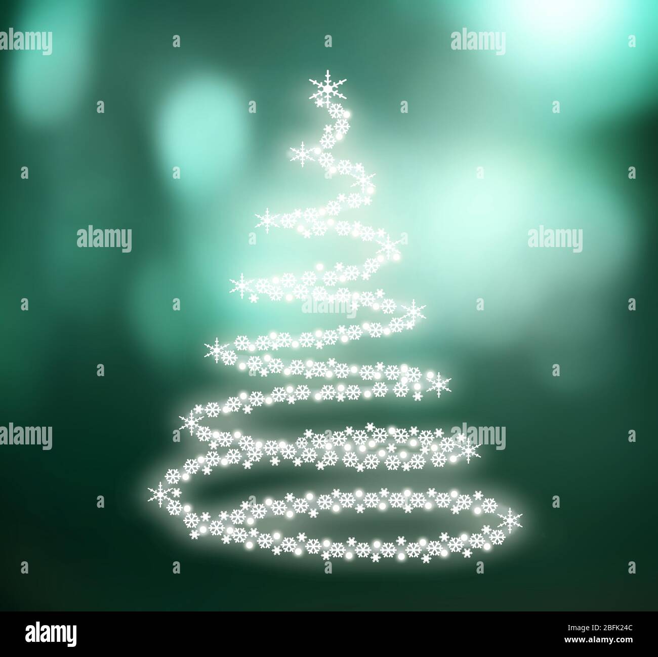 Curly tree silhouette design hi-res stock photography and images - Alamy