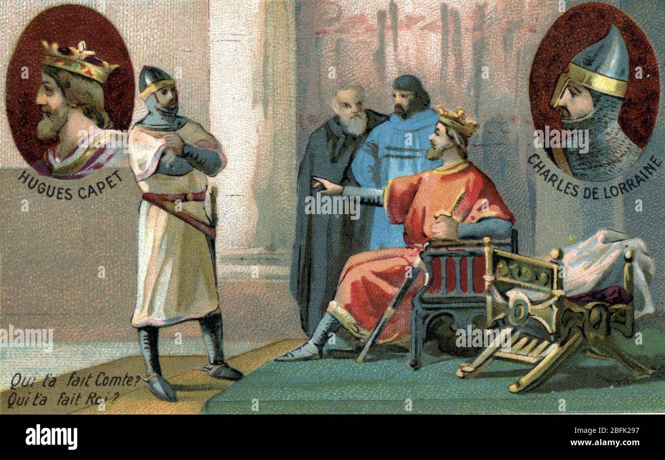Audebert, Count of Perigord insolently asks to king Hugh Capet who made ...