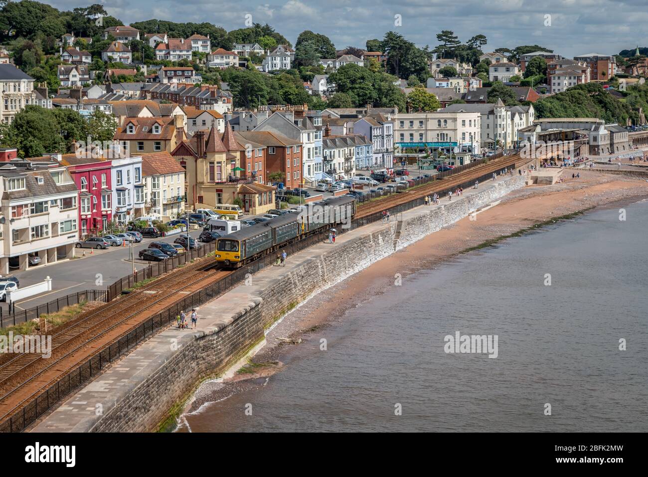 GWR class 143 No. 143603 passes Dawlish, Devon, England, UK Stock Photo ...