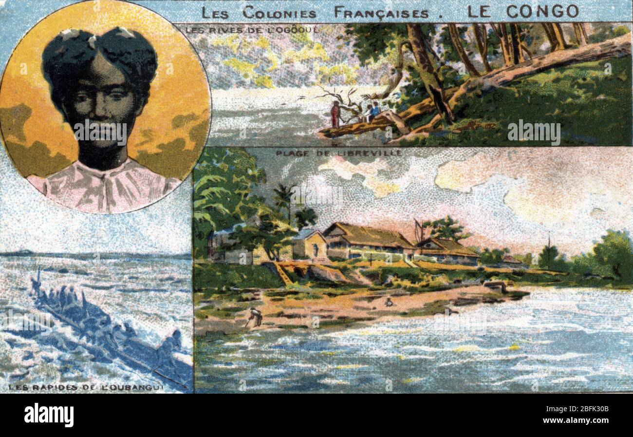 Empire colonial francais : colonies d'Afrique equatoriale francaise ...