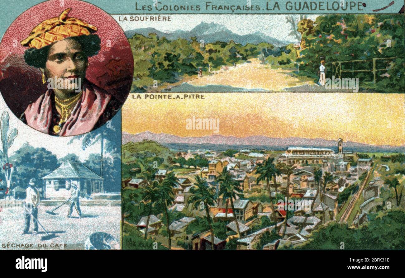 Empire colonial francais : Antilles francaises, colonie de l'ile de la ...