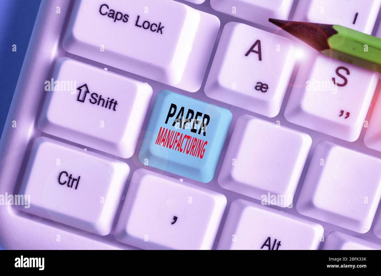 Handwriting text writing Paper Manufacturing. Conceptual photo company ...