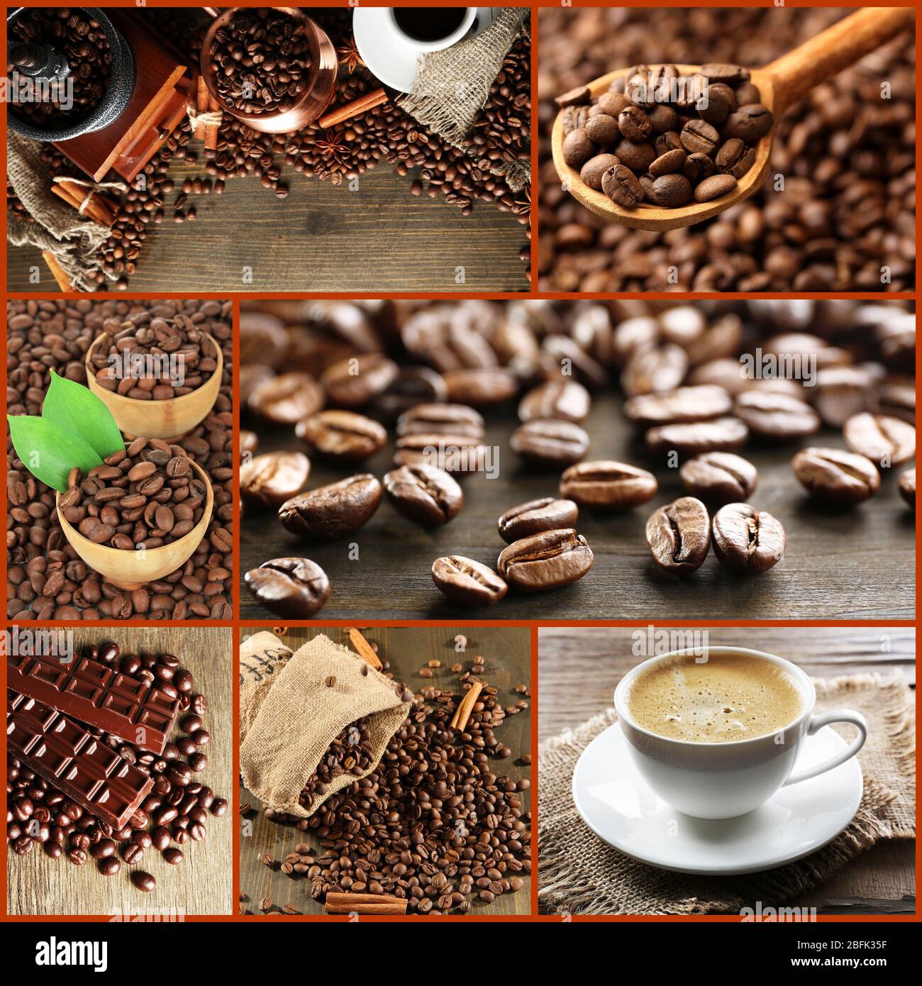 Brown coffee granules cinnamon hi-res stock photography and images - Alamy