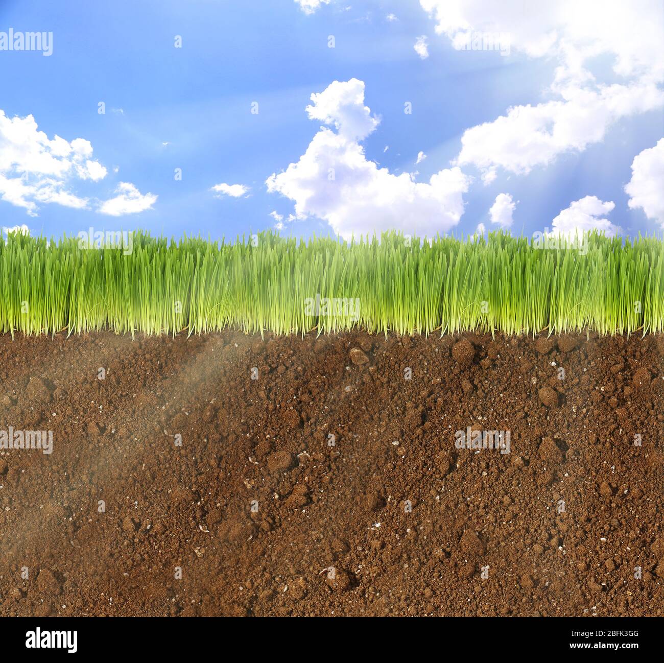 Beautiful farmland soil light blue hi-res stock photography and images ...