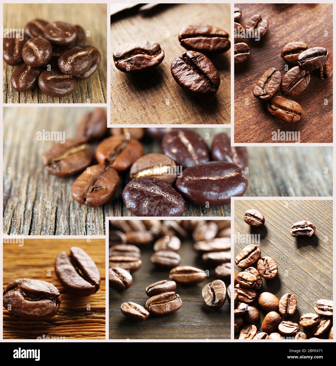 Coffee collage hi-res stock photography and images - Alamy