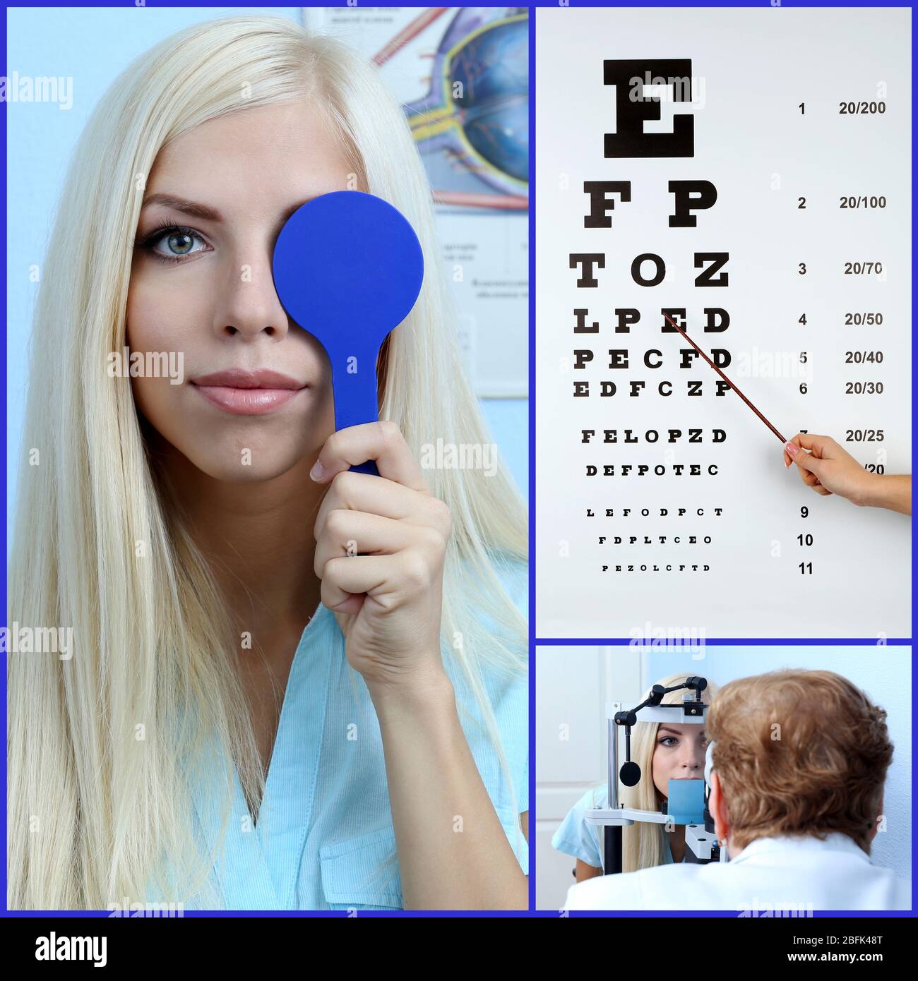 Health care, medicine and vision concept Stock Photo - Alamy