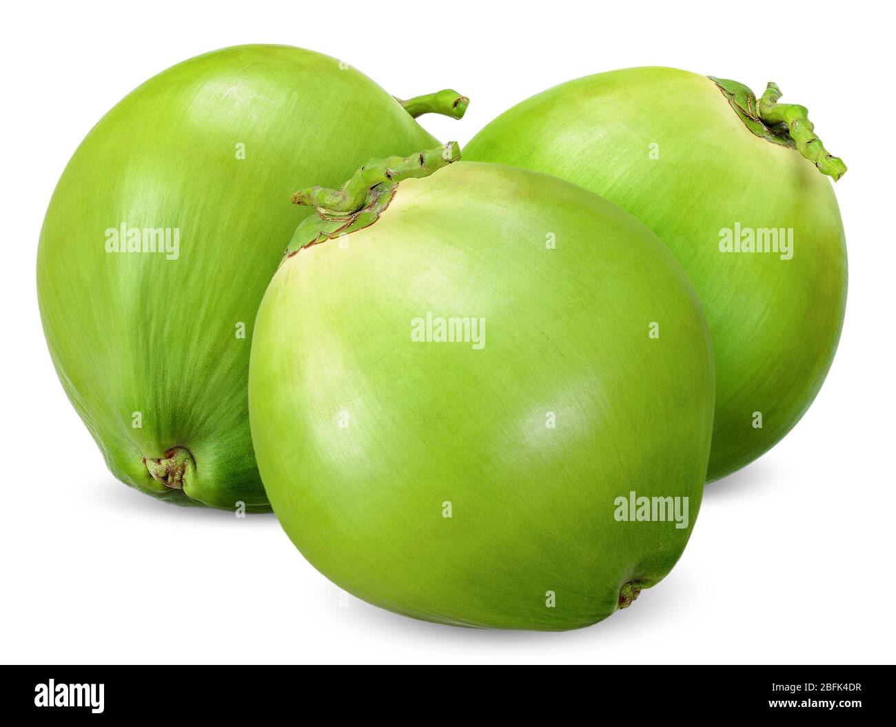 Green coconut isolated on white,coconut clipping path Stock Photo - Alamy