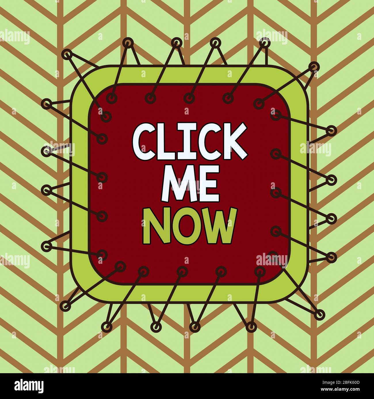 Writing note showing Click Me Now. Business concept for Internet ...