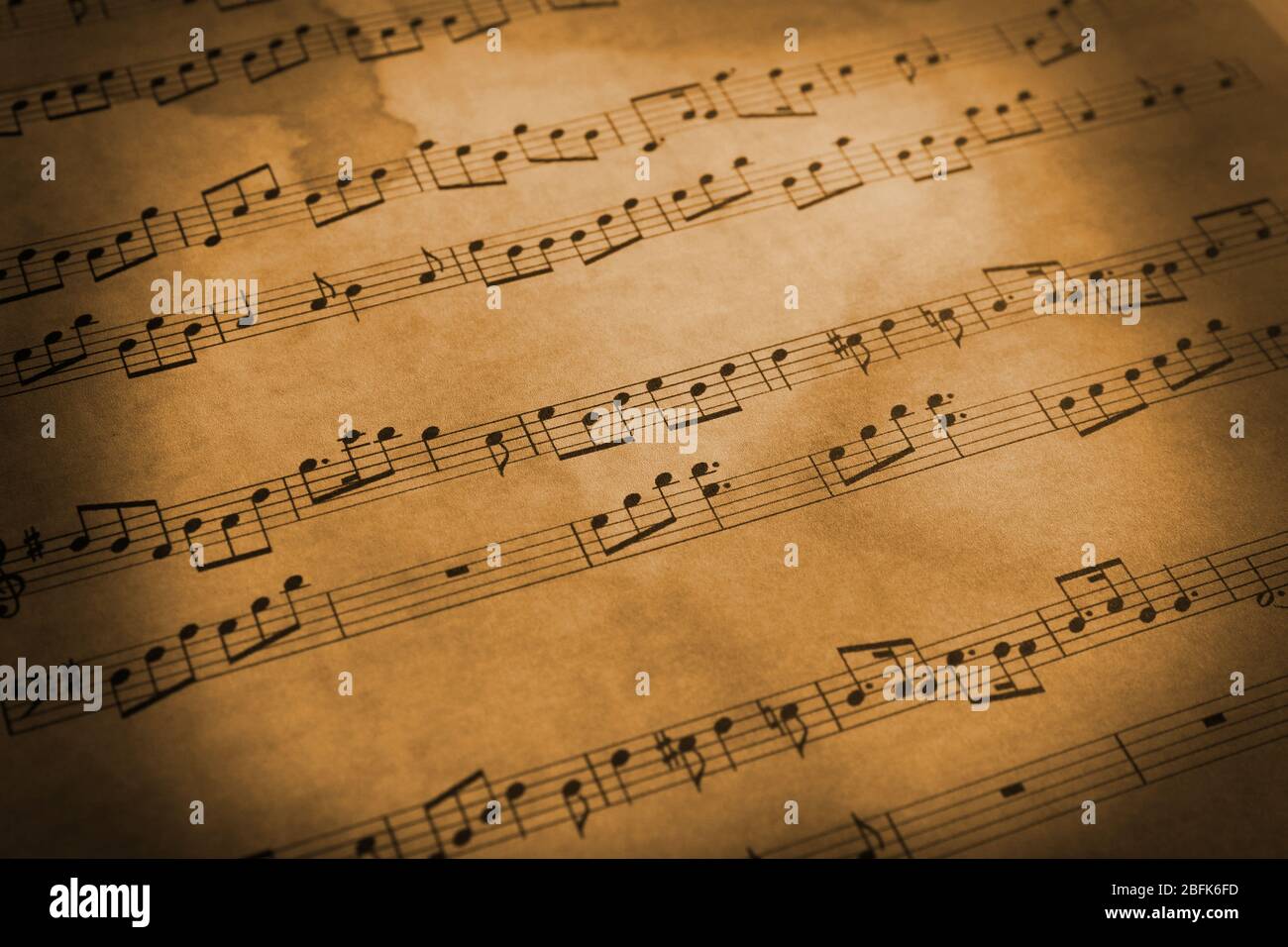 Music notes background Stock Photo - Alamy