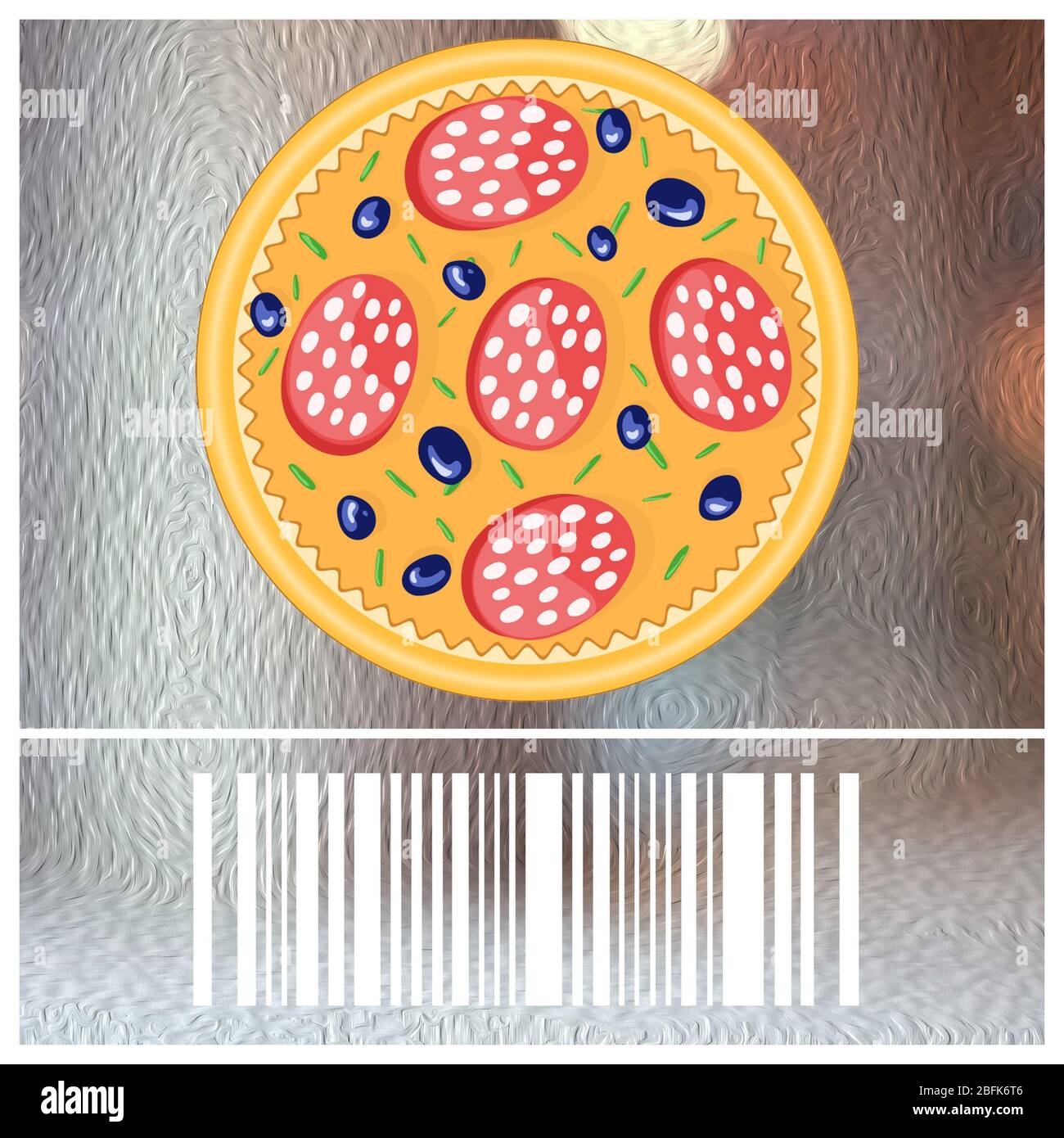 Food barcode concept Stock Photo - Alamy