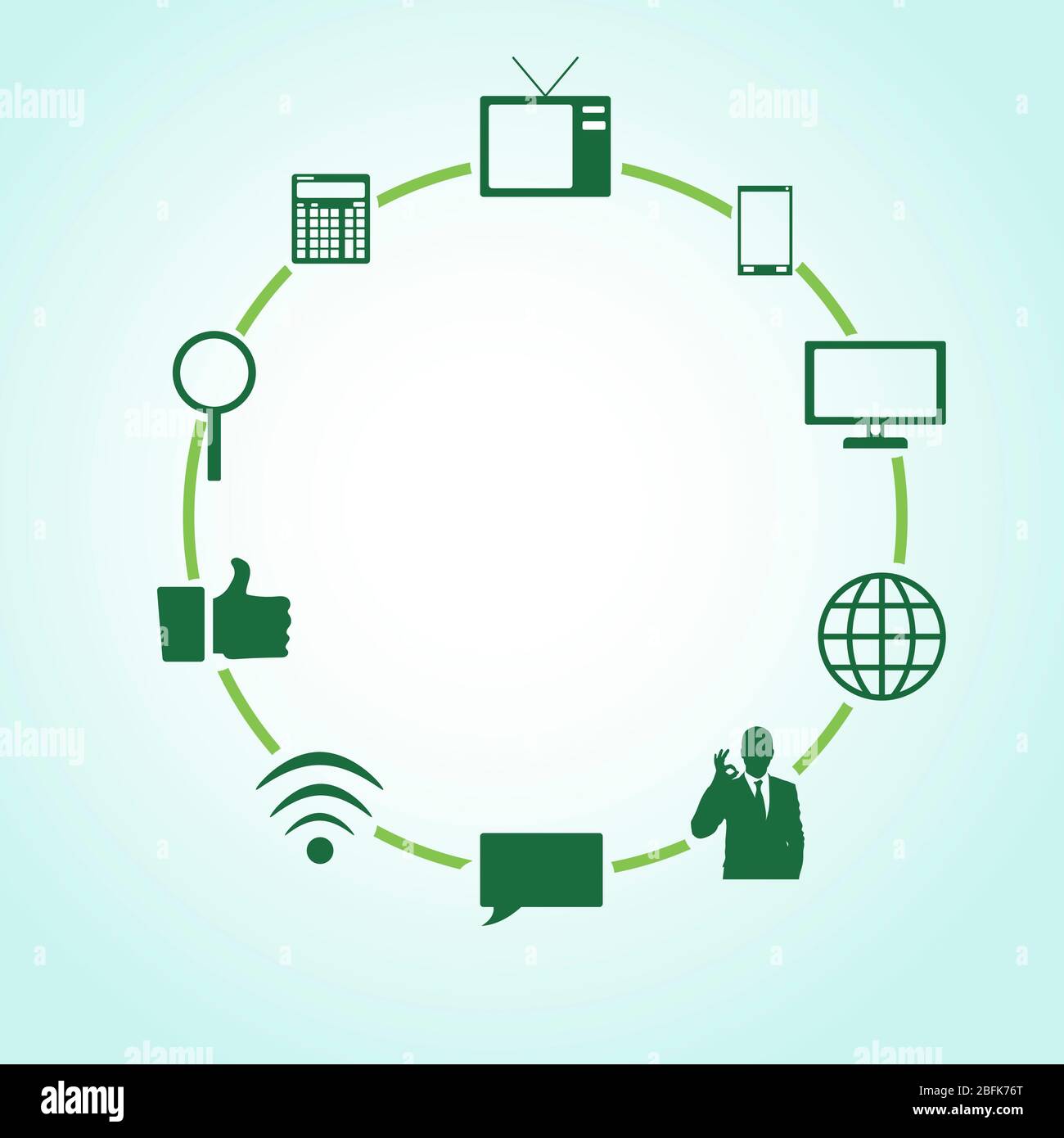 Communication icons contact symbols hi-res stock photography and images ...