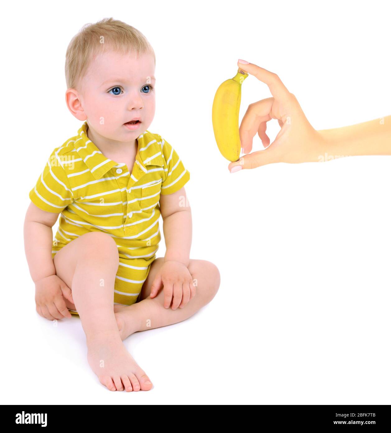 Child banana Cut Out Stock Images & Pictures - Alamy