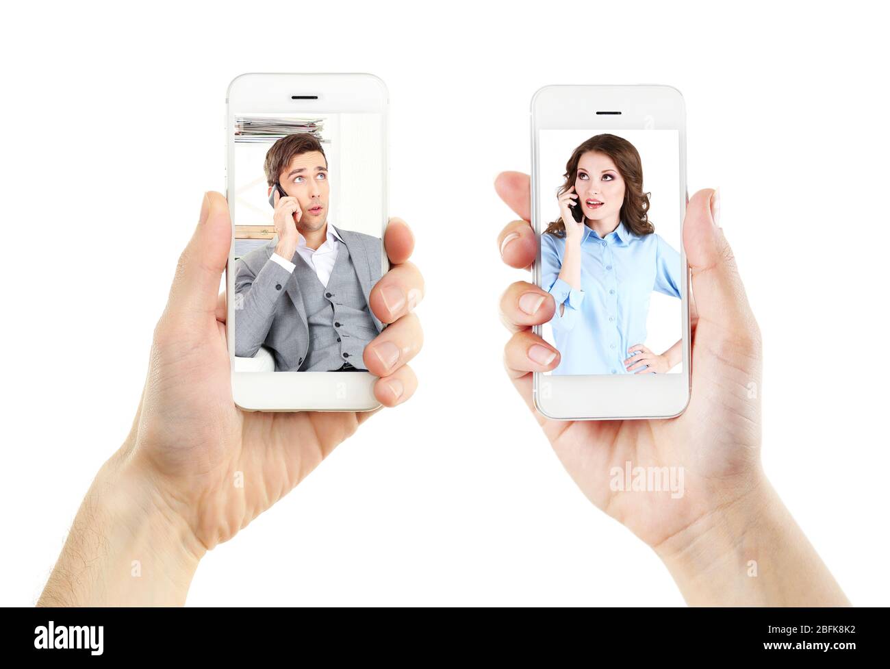 Video call screens hi-res stock photography and images - Alamy