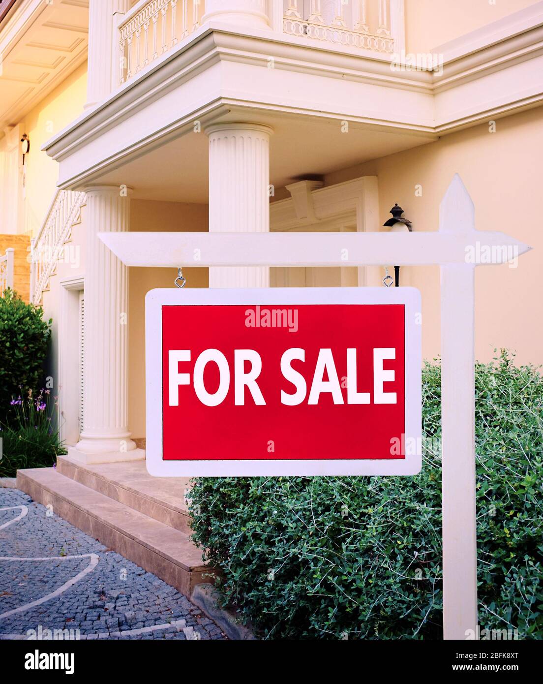 Luxury house door with private sign hi-res stock photography and images ...