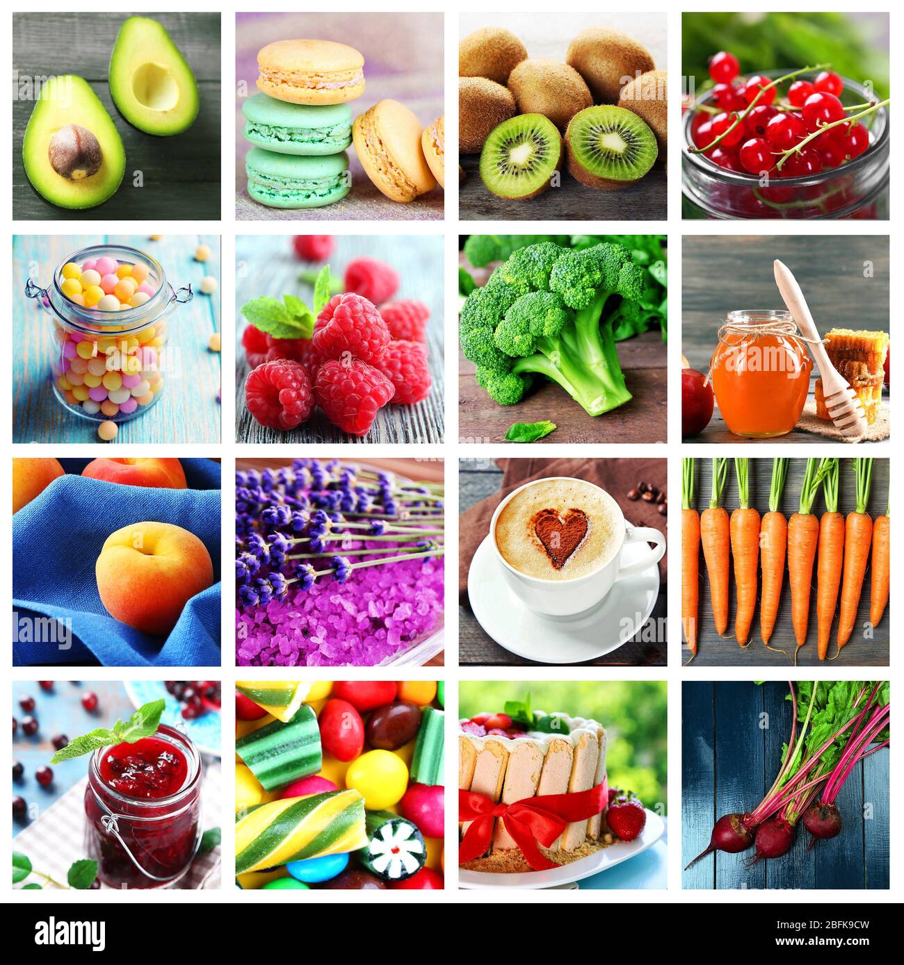 Collage of different bright photos Stock Photo - Alamy