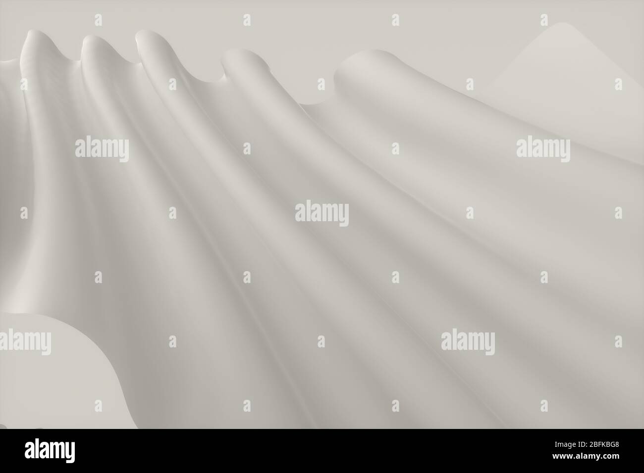 Silk and clothes,ripples and folds,3d rendering. Computer digital ...