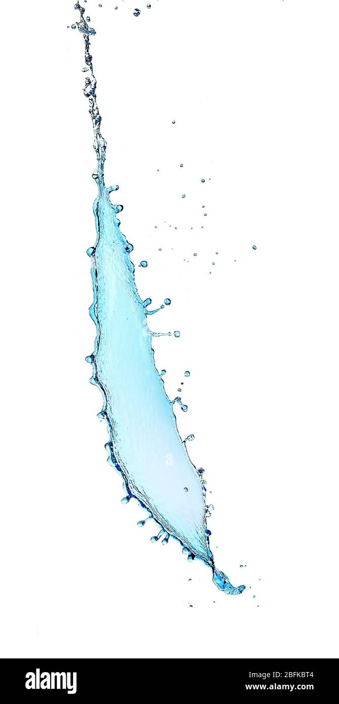 Set clear water splashes Cut Out Stock Images & Pictures - Alamy