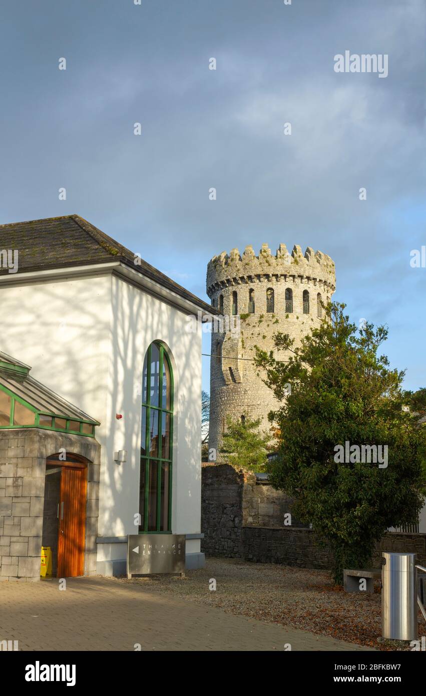 Image of remain of the medieval castle tower in Nenagh, County ...