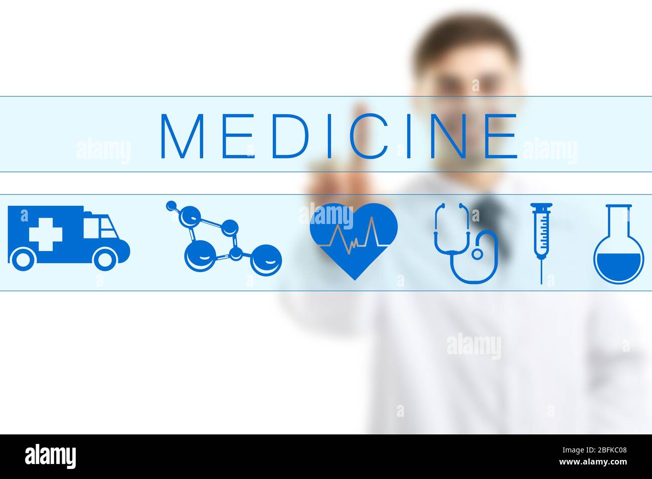 Young smart doctor presenting new hi-res stock photography and images ...