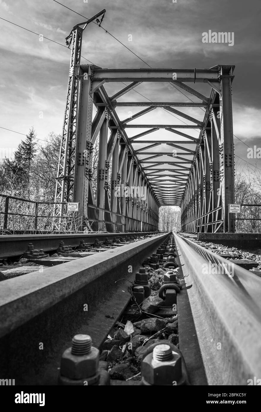 Canal railway old Black and White Stock Photos & Images - Alamy