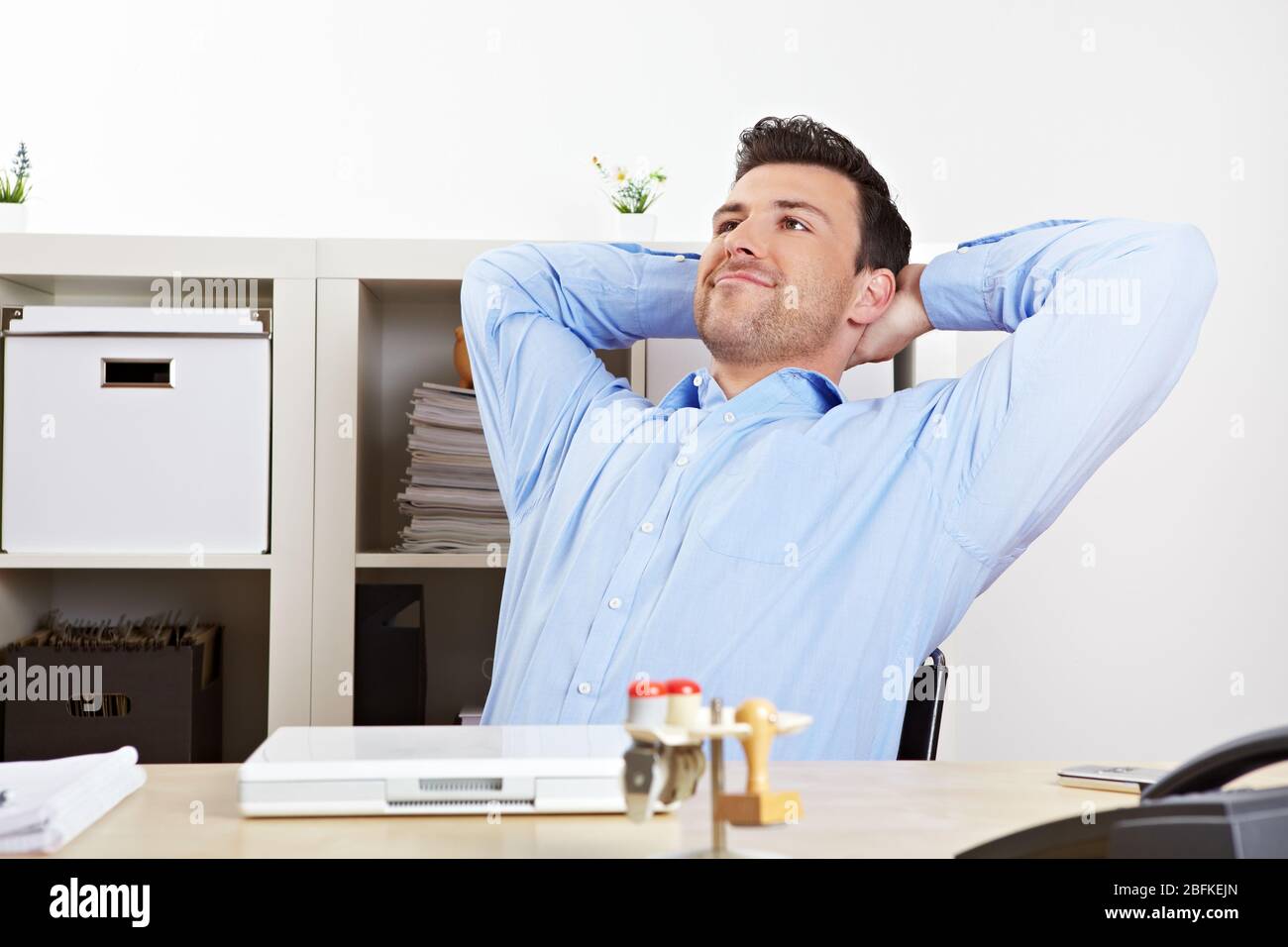 Lean back and laugh hi-res stock photography and images - Alamy