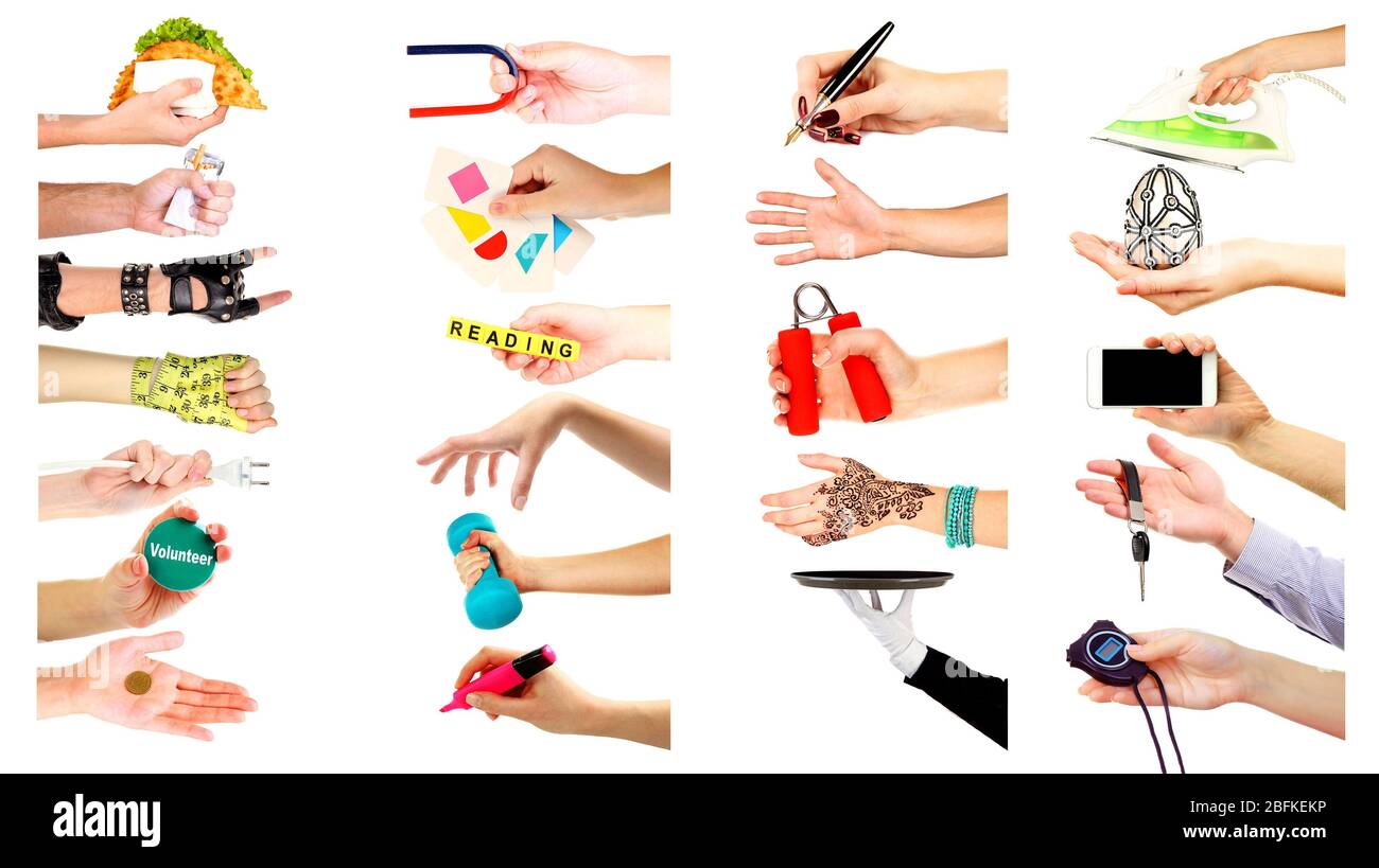 Woman hands with tape measure Cut Out Stock Images & Pictures - Alamy