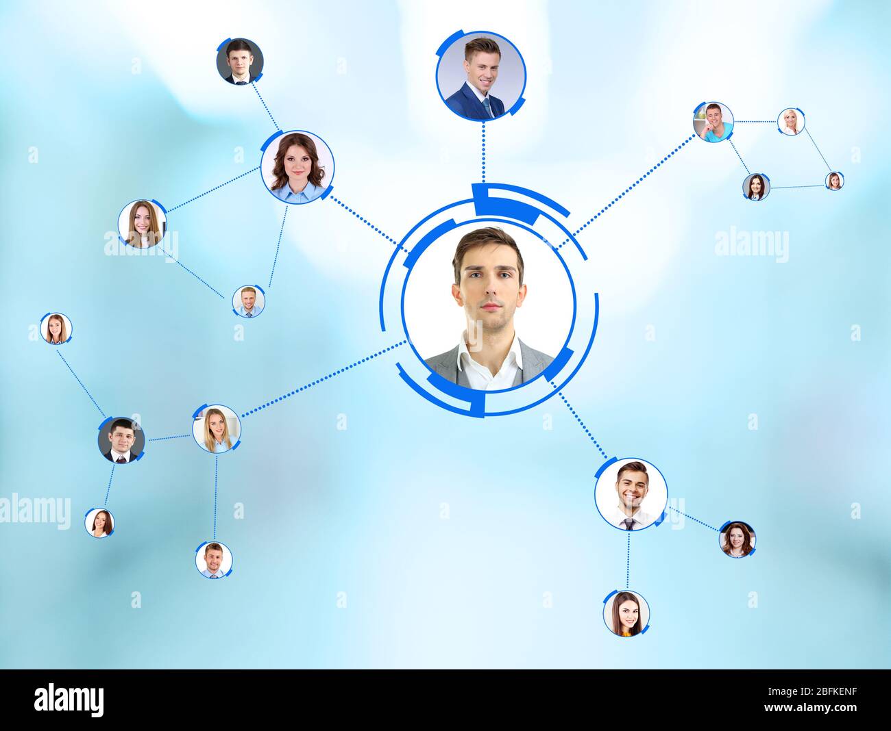 Social network structure on abstract background Stock Photo - Alamy