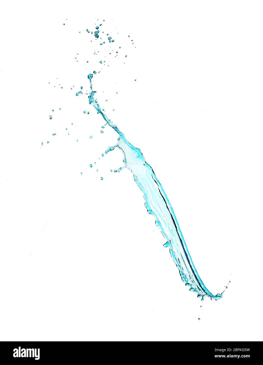 Water splashes isolated on white Stock Photo - Alamy
