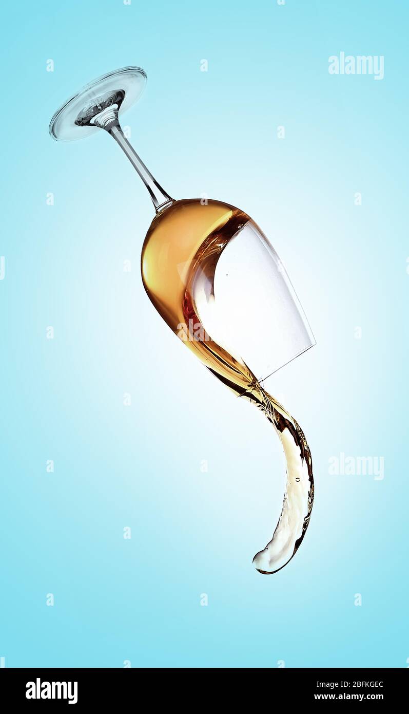 Abstract wine glass falling hi-res stock photography and images - Alamy