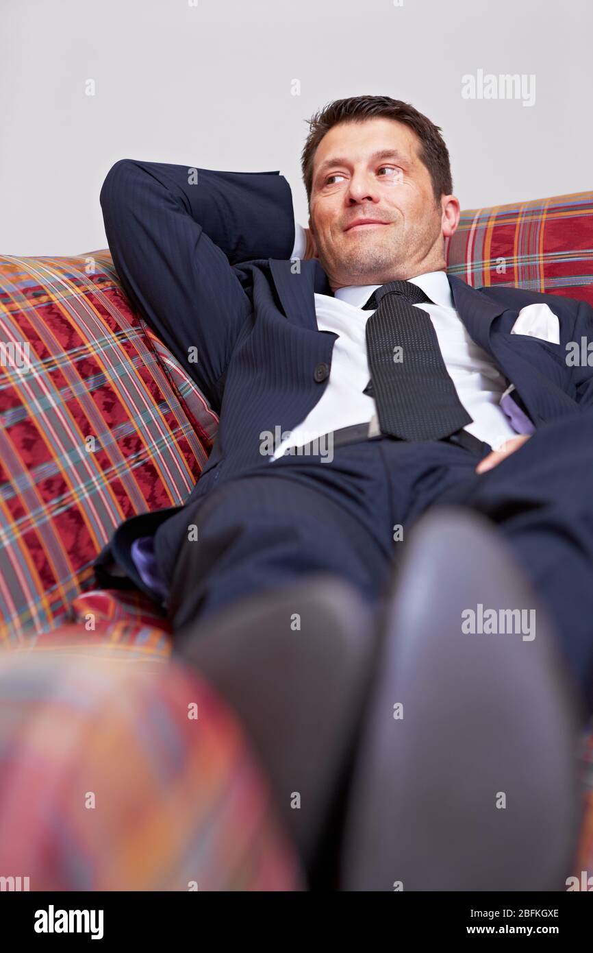 Lean back and laugh hi-res stock photography and images - Alamy