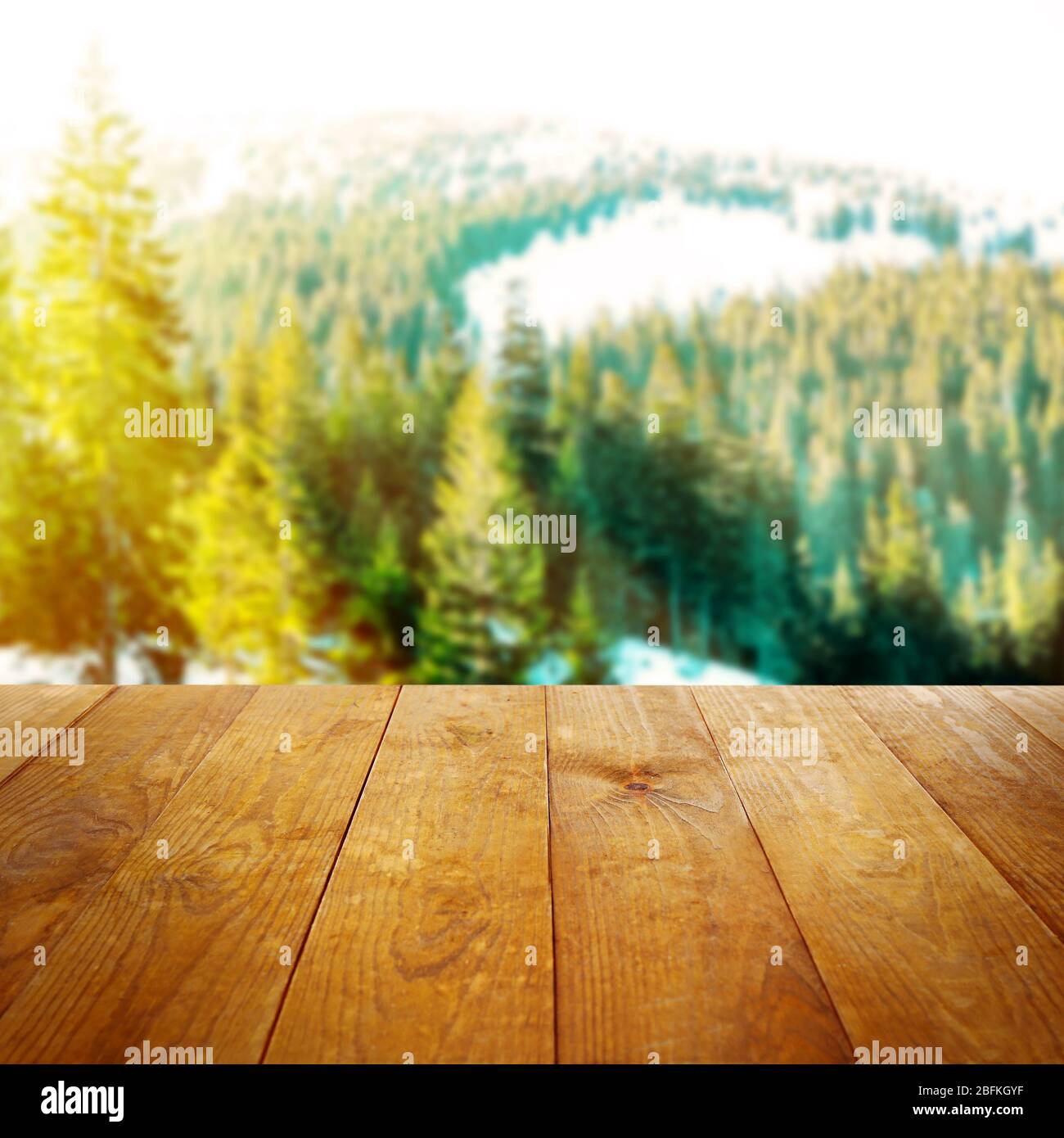 Blank frame on background mountains hi-res stock photography and images ...