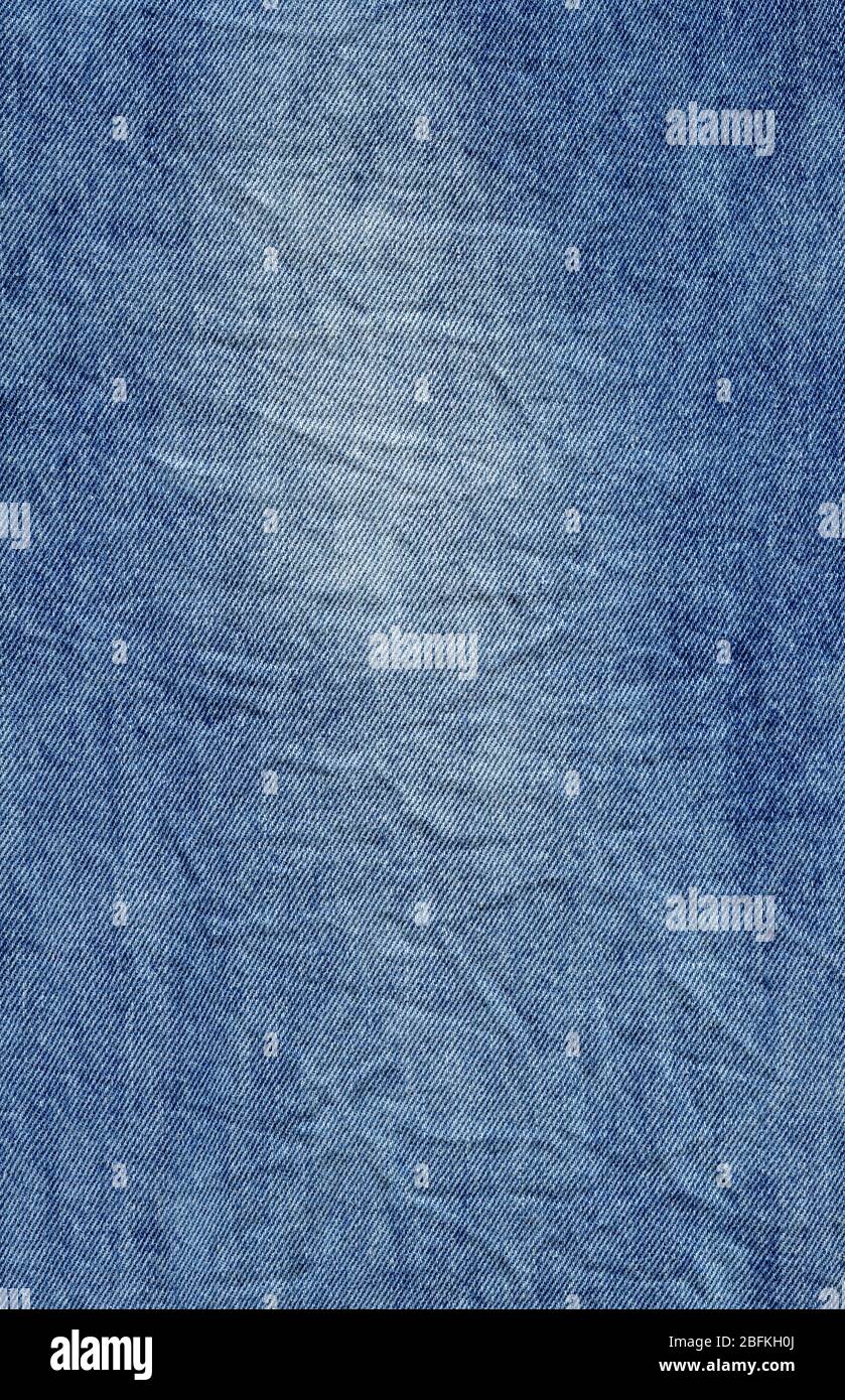 Blue jean texture background. Fabric jeans wallpaper Stock Photo - Alamy