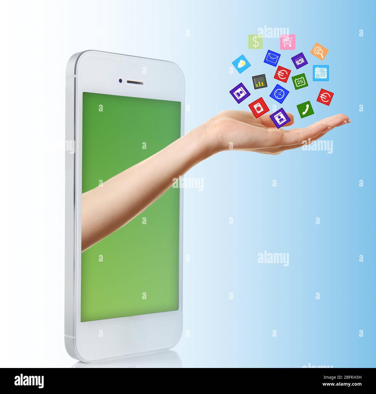 Vector of the hand that hi-res stock photography and images - Alamy