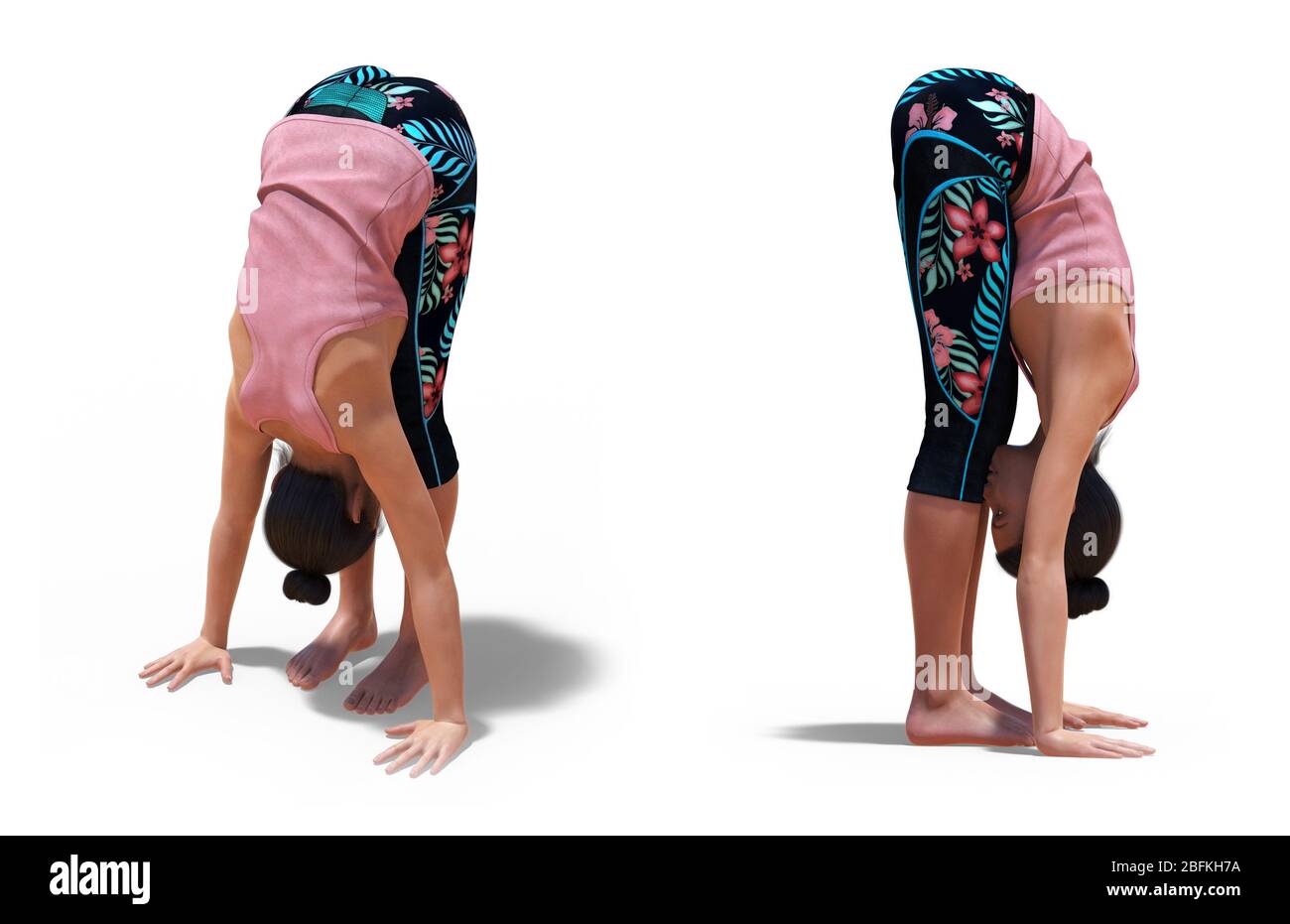 Yoga indian forward bend hi-res stock photography and images - Alamy