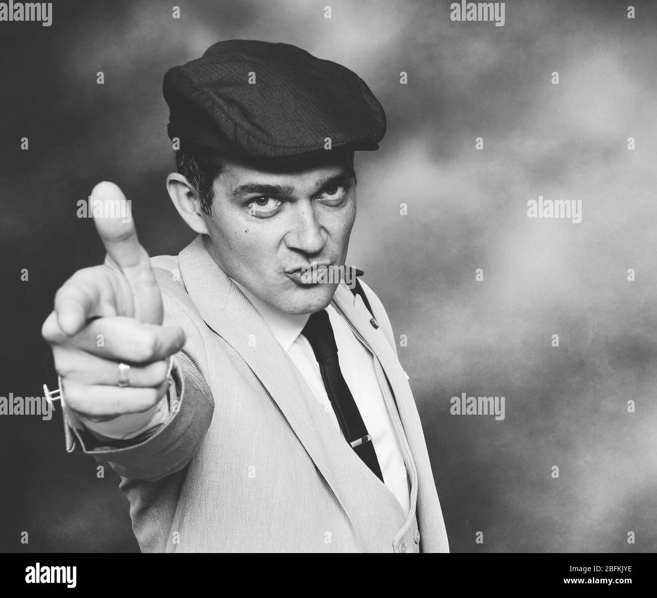 Handsome middle aged man posing in studio on isolated background. Style ...