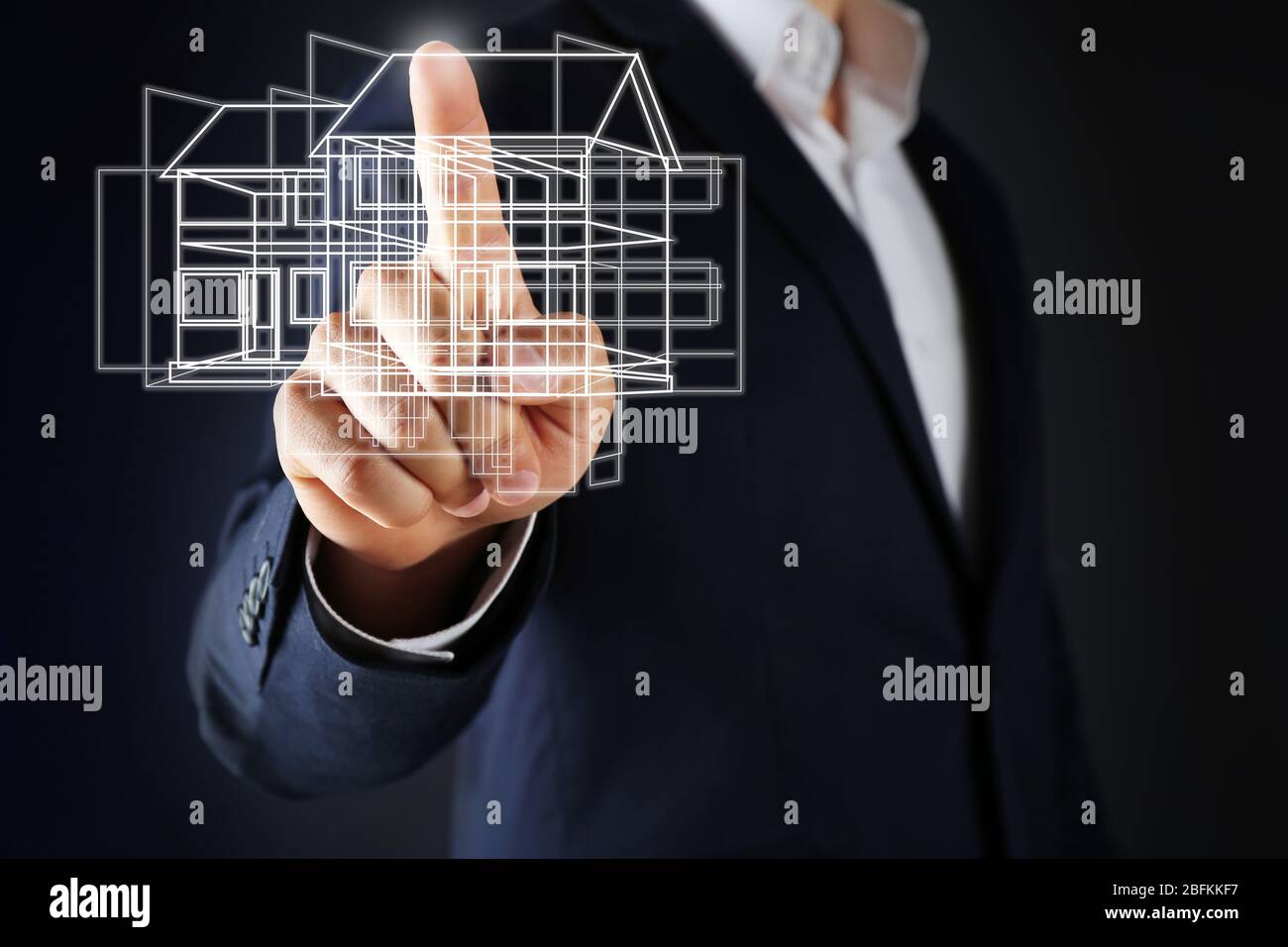 Architecture visualization empty building hi-res stock photography and ...