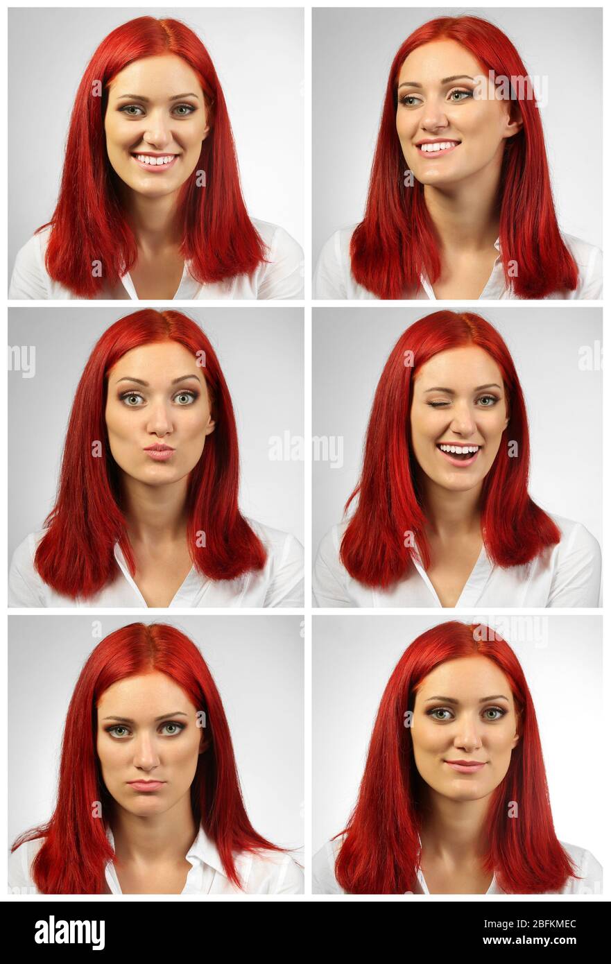 Expressing different emotions hi-res stock photography and images - Alamy