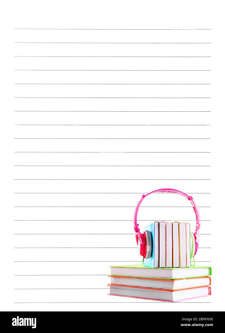 Stack Of Lined Paper