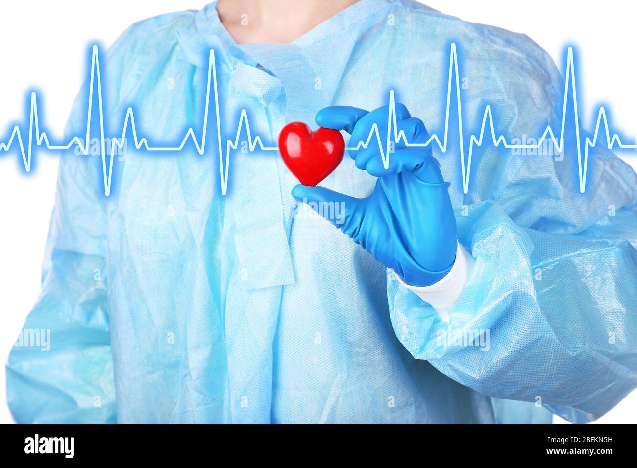 Electrocardiogram ecg in hand doctor hi-res stock photography and ...