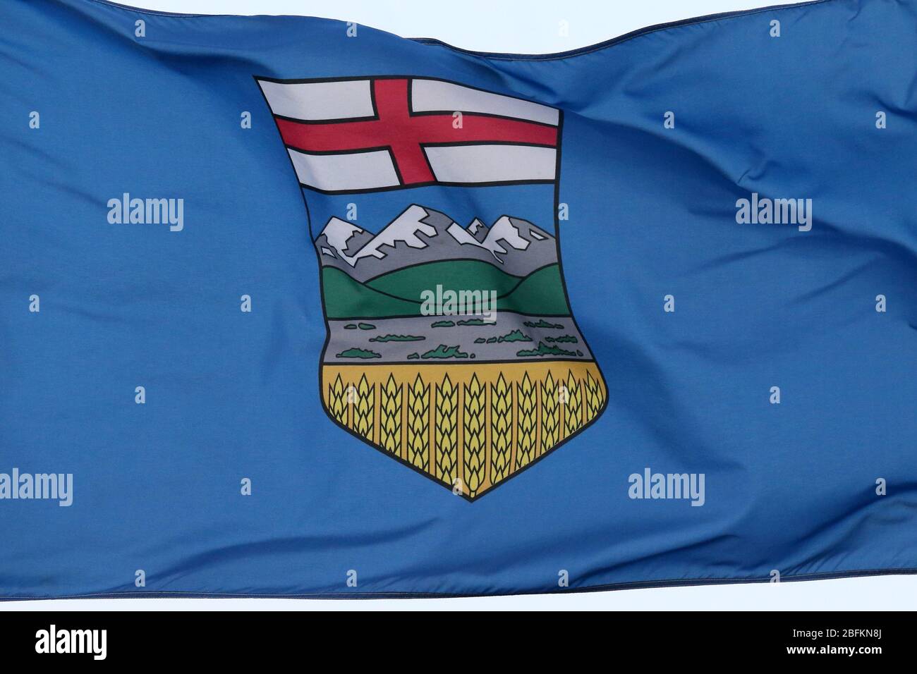 Alberta provincial flag hi-res stock photography and images - Alamy