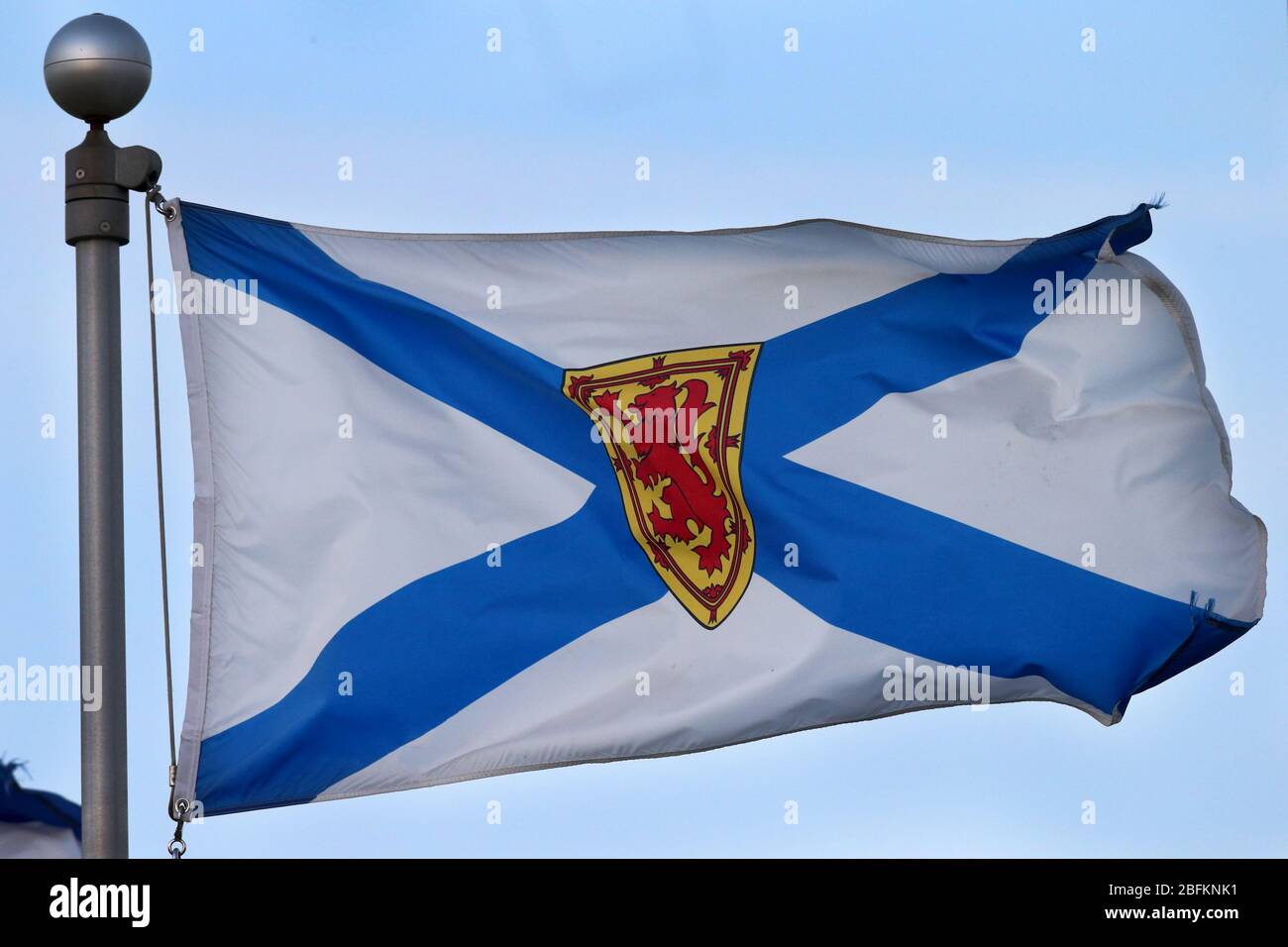 Nova Scotia Provincial Flag - Flying High at Veterans Memorial Parkway ...