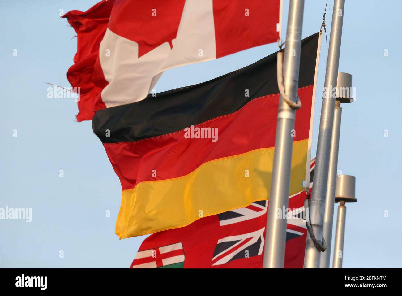 German Flag - Flying High at Veterans Memorial Parkway in London ...