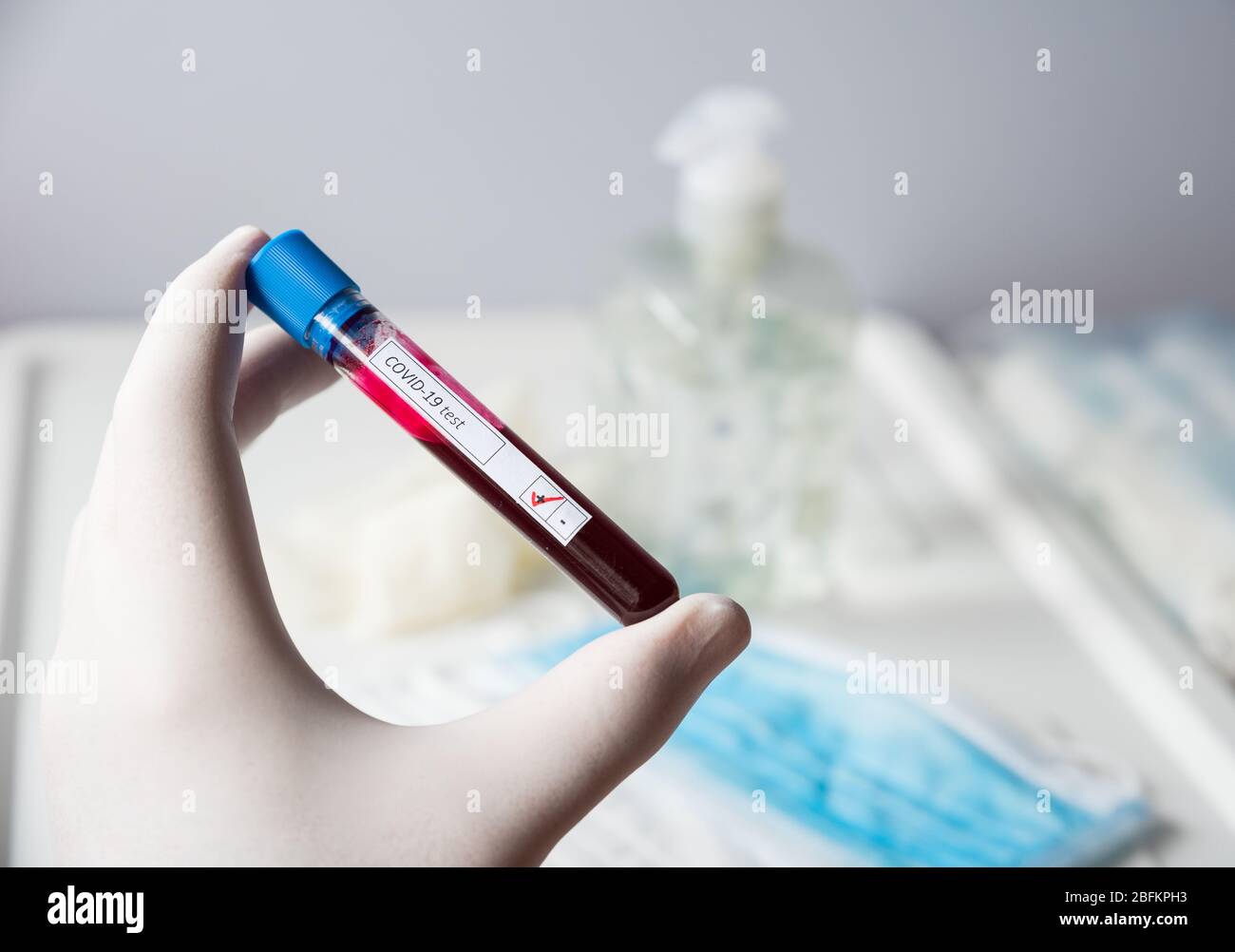 test tube inscription virus, coronavirus study, virus research Stock ...