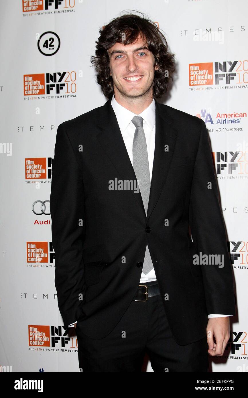 New York, NY, USA. 2 October, 2010. Andrew Jenks at the 48th New York ...